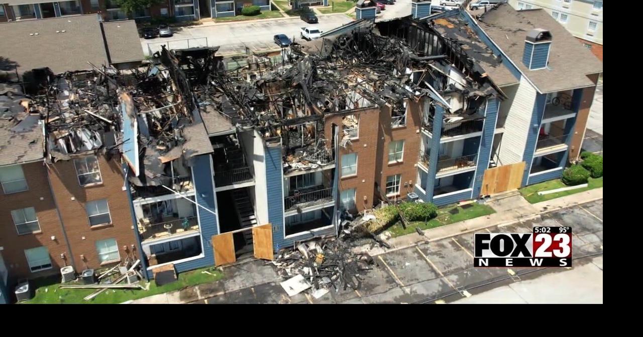 46 people without homes after large south Tulsa apartment fire | News ...