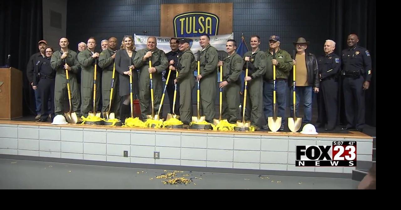 Groundbreaking held for new TPD air support heliport | News | fox23.com