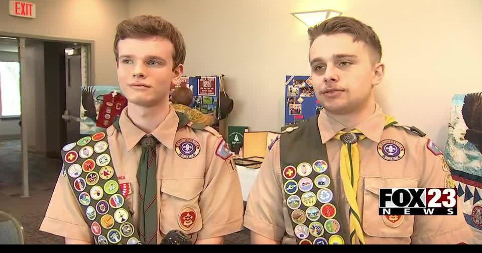 Cousins receive Eagle Scout rank in Broken Arrow dual ceremony | News ...