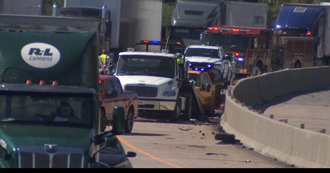 OHP said all lanes shut down at site of car accident on Turner Turnpike ...