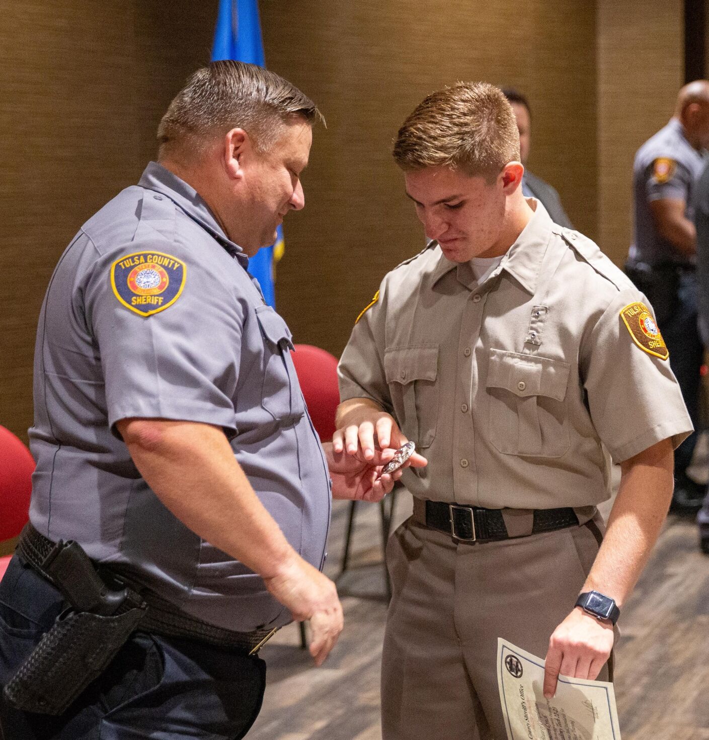 Photos: Tulsa Tech students sworn in as TCSO detention officers | News ...