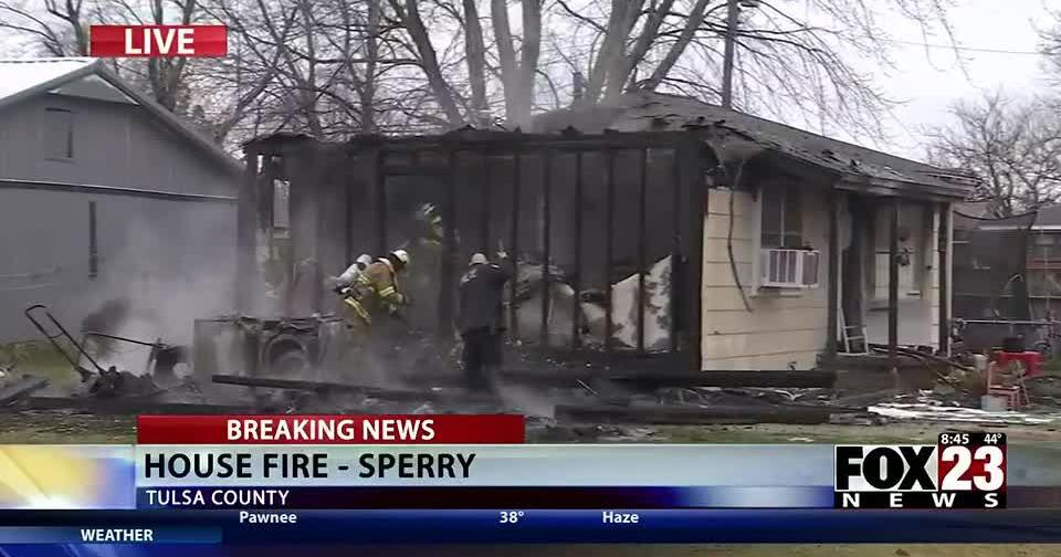 Firefighters put out house fire in Sperry | News | fox23.com