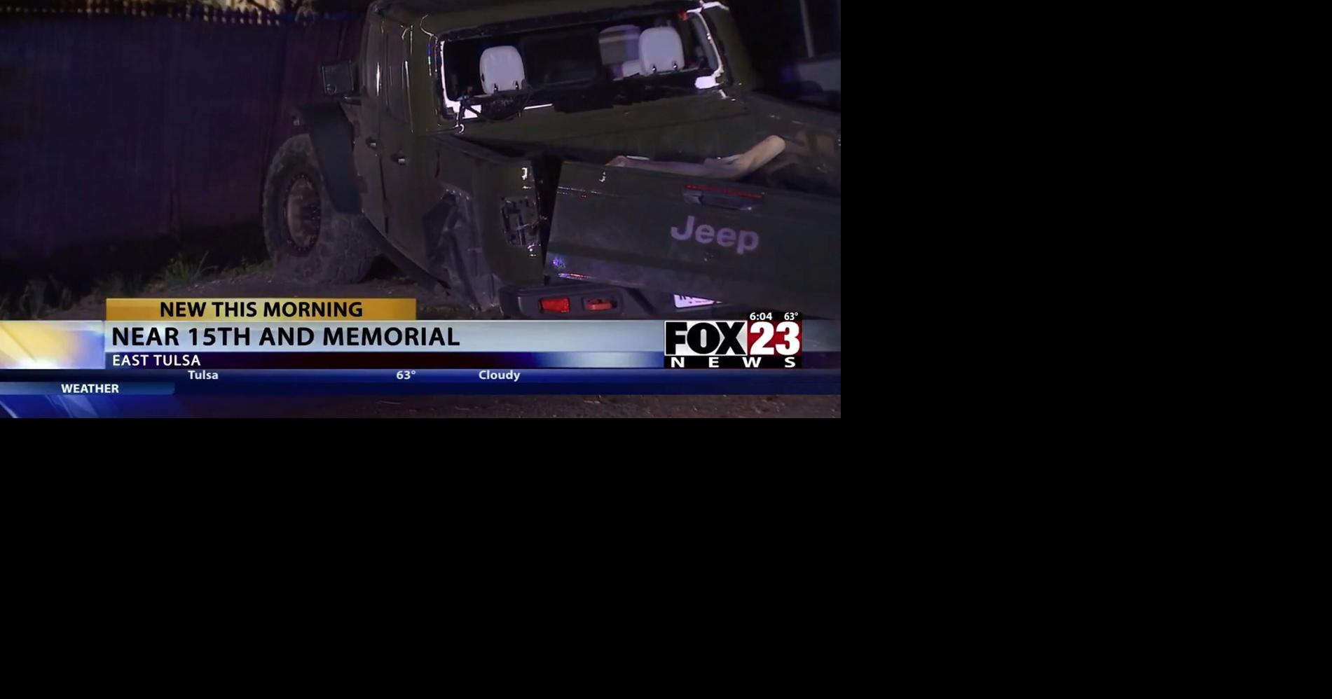 Police search for 2 people after car chase ends in east Tulsa crash ...