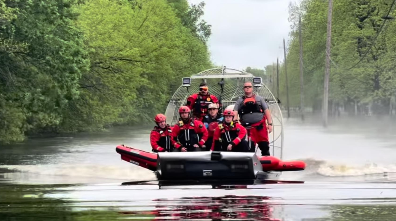 Owasso Fire, TCSO rescue driver stranded in floodwater | News | fox23.com