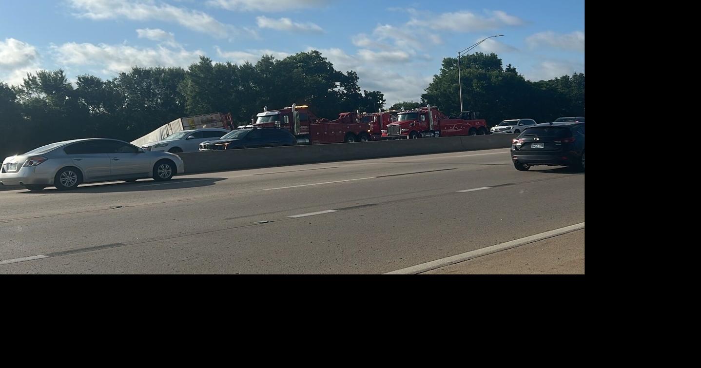 Emergency crews respond to semi-truck rollover crash in south Tulsa ...
