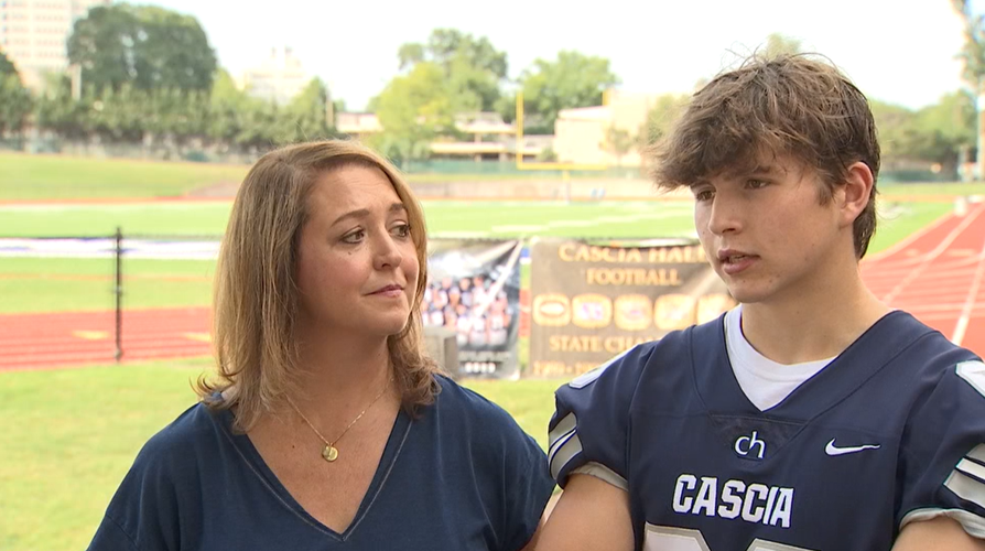 Photos: Cascia Hall player who suffered cardiac arrest on the field ...