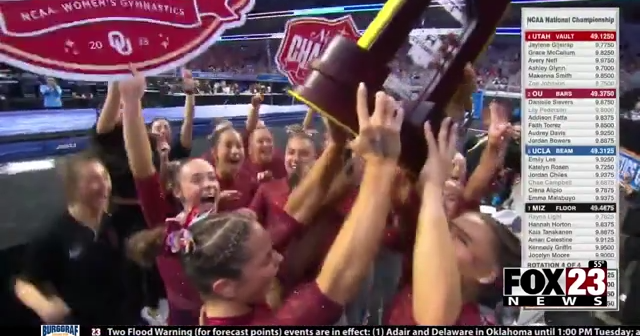 OU women's gymnastics win national title, men finish 3rd | Sports ...
