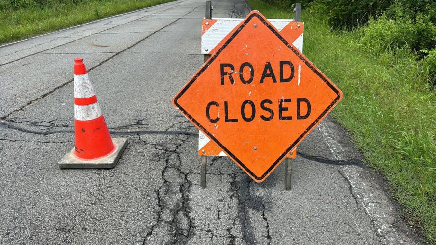 Sharp Road closed in Okmulgee due to collapse across both lanes | News ...