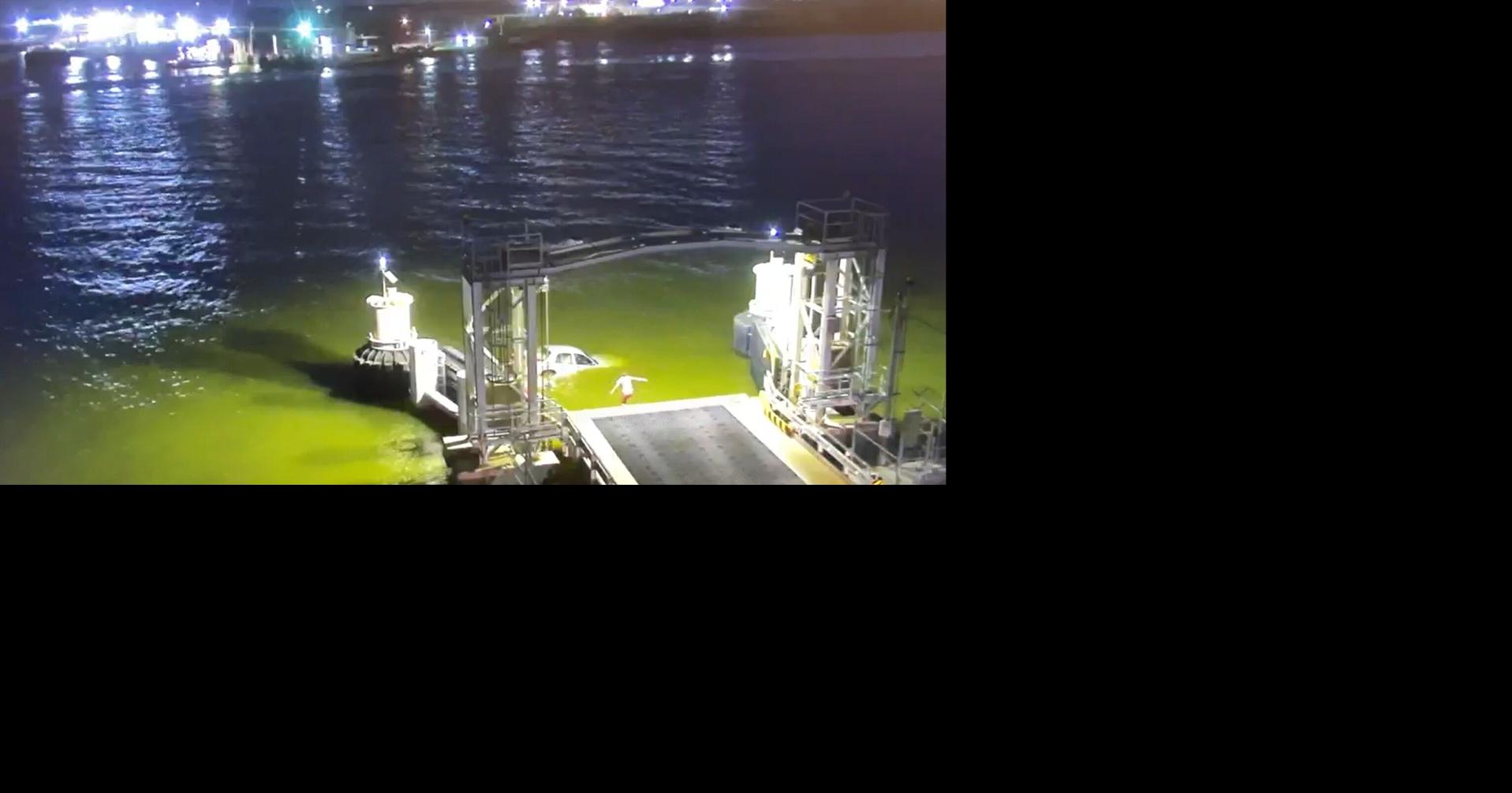 Video shows dramatic rescue after car drives into water | Trending ...