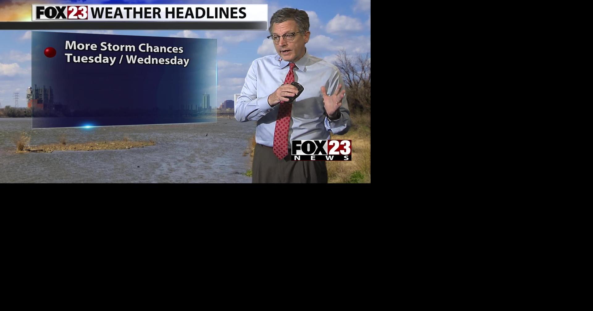 FORECAST: Watching for more storms through midweek | Weather | fox23.com