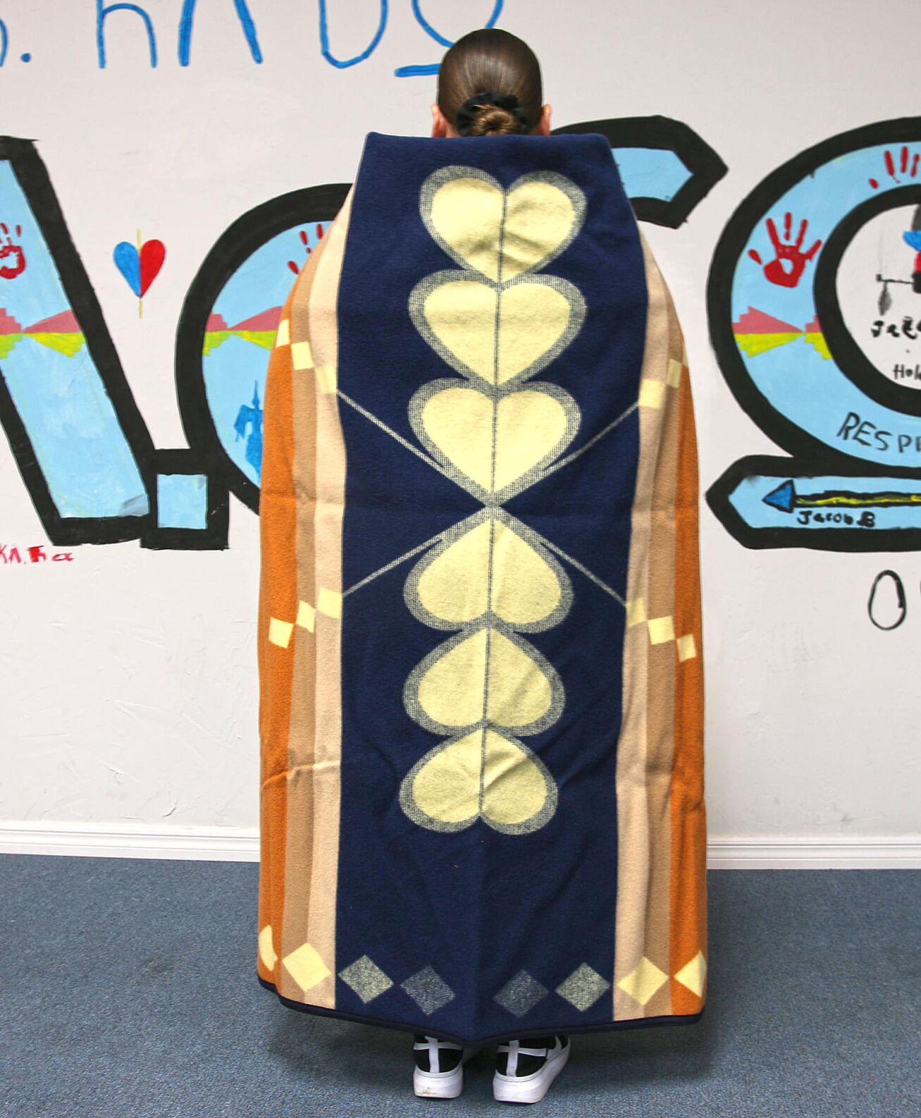 Osage Nation member designs Pendleton blanket to mark anniversary ...