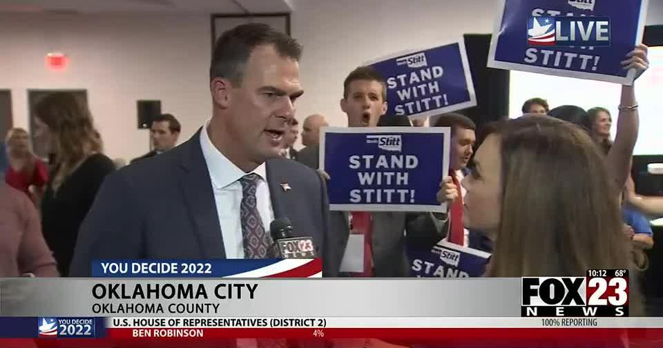 Incumbent Gov. Kevin Stitt wins reelection | News | fox23.com