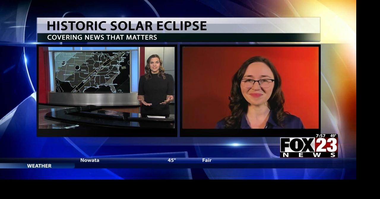 NASA heliophysicist Ashley Greeley joins FOX23 to tell us how we can ...