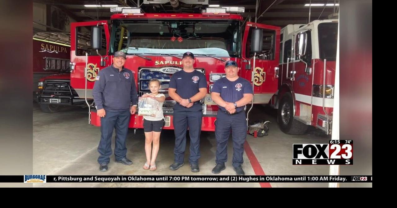 Sapulpa 9-year-old runs lemonade stand to raise funds for local first ...