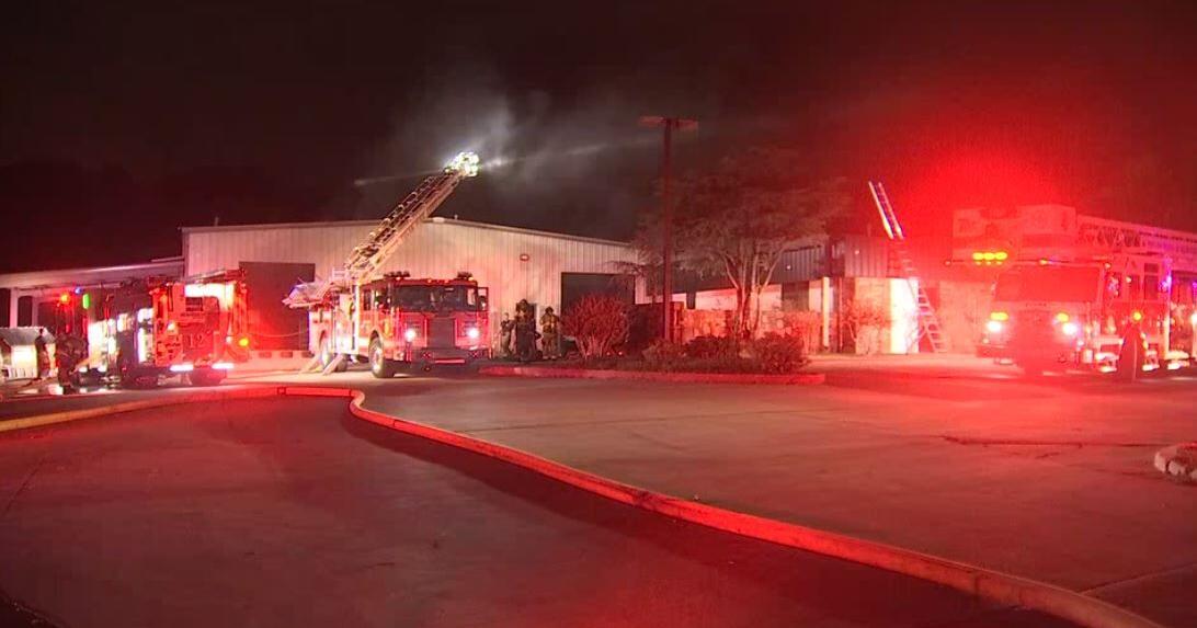 Photos: Firefighters at west Tulsa building fire | | fox23.com
