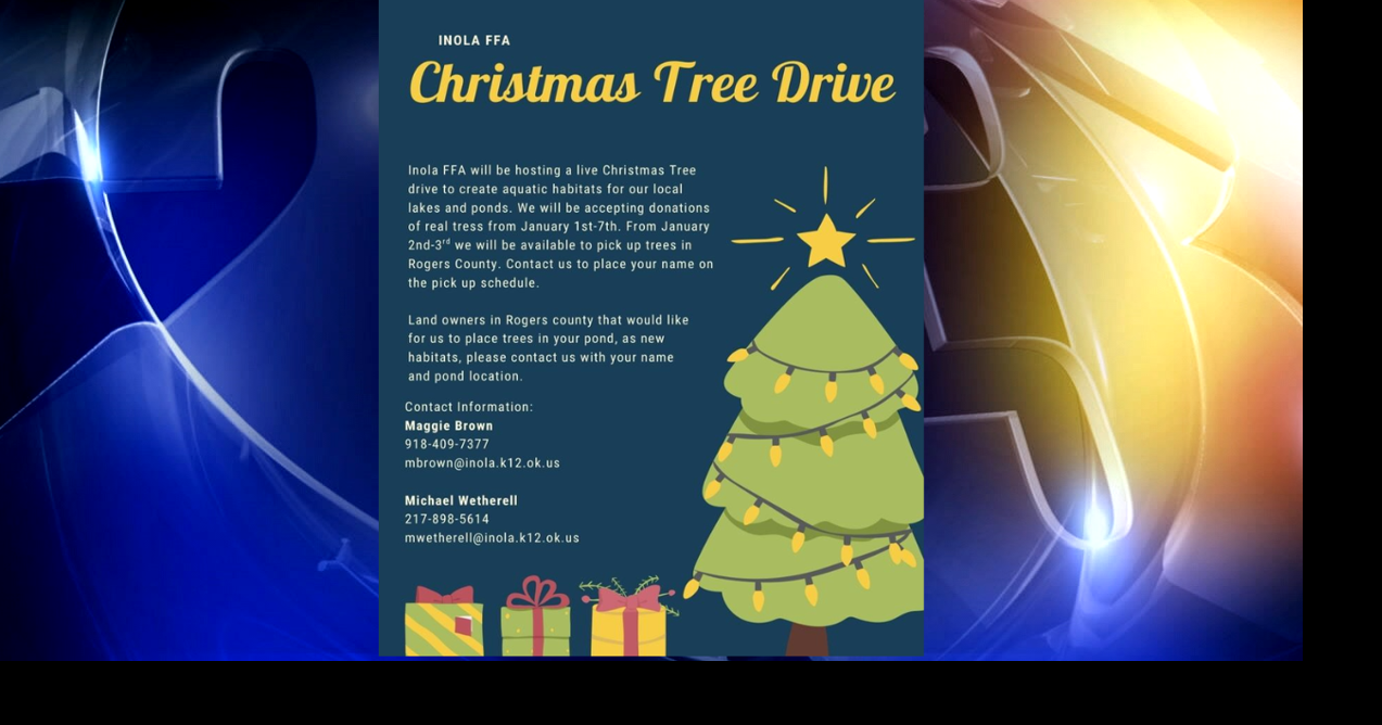 Inola FFA to collect Christmas trees for aquatic habitats | News ...