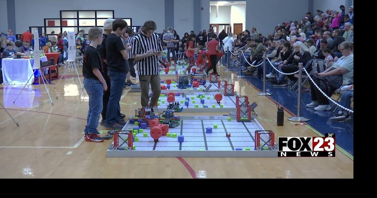 Hundreds of students fill Bixby Middle School for robotics competition ...