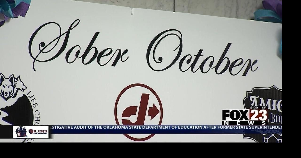Sober October pledge walls now up at Tulsa County Courthouse | News ...