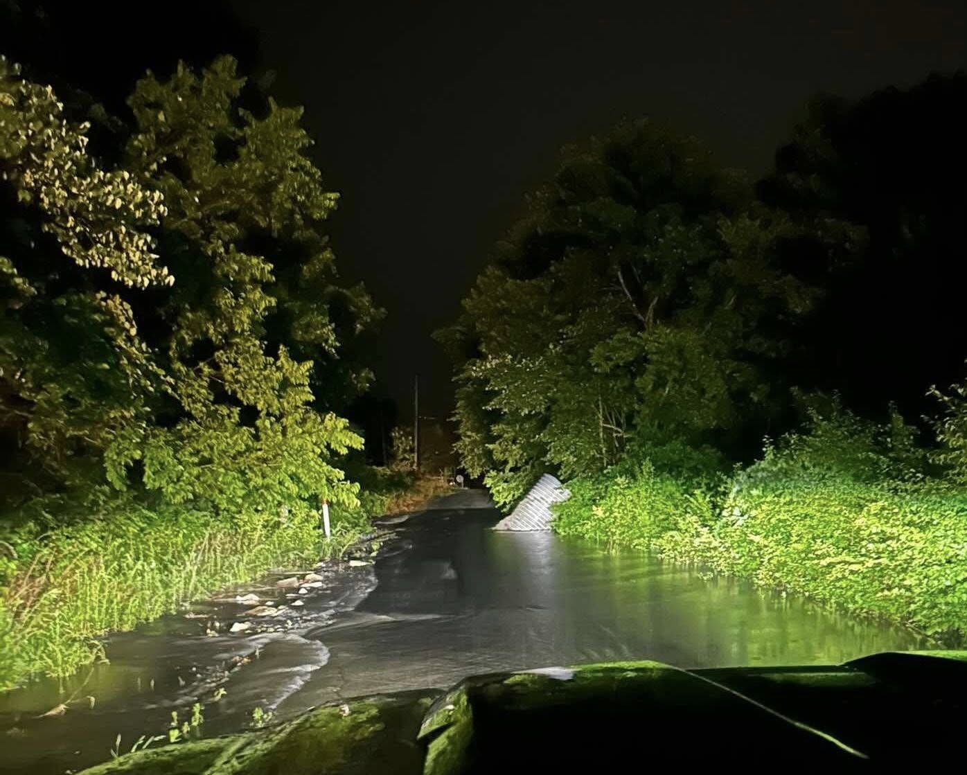 Heavy rains cause overnight pipe failure on Burbank Road | News | fox23.com