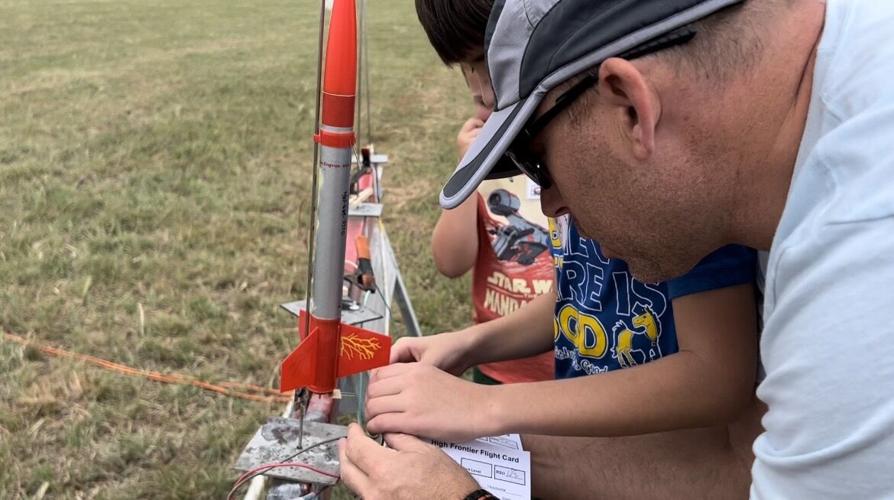 Photos: Tulsa Rocketry Club hosts rocket launch at Pawhuska Airport ...