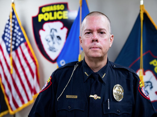 Owasso Deputy Police Chief Jason Woodruff officially assumes role of ...