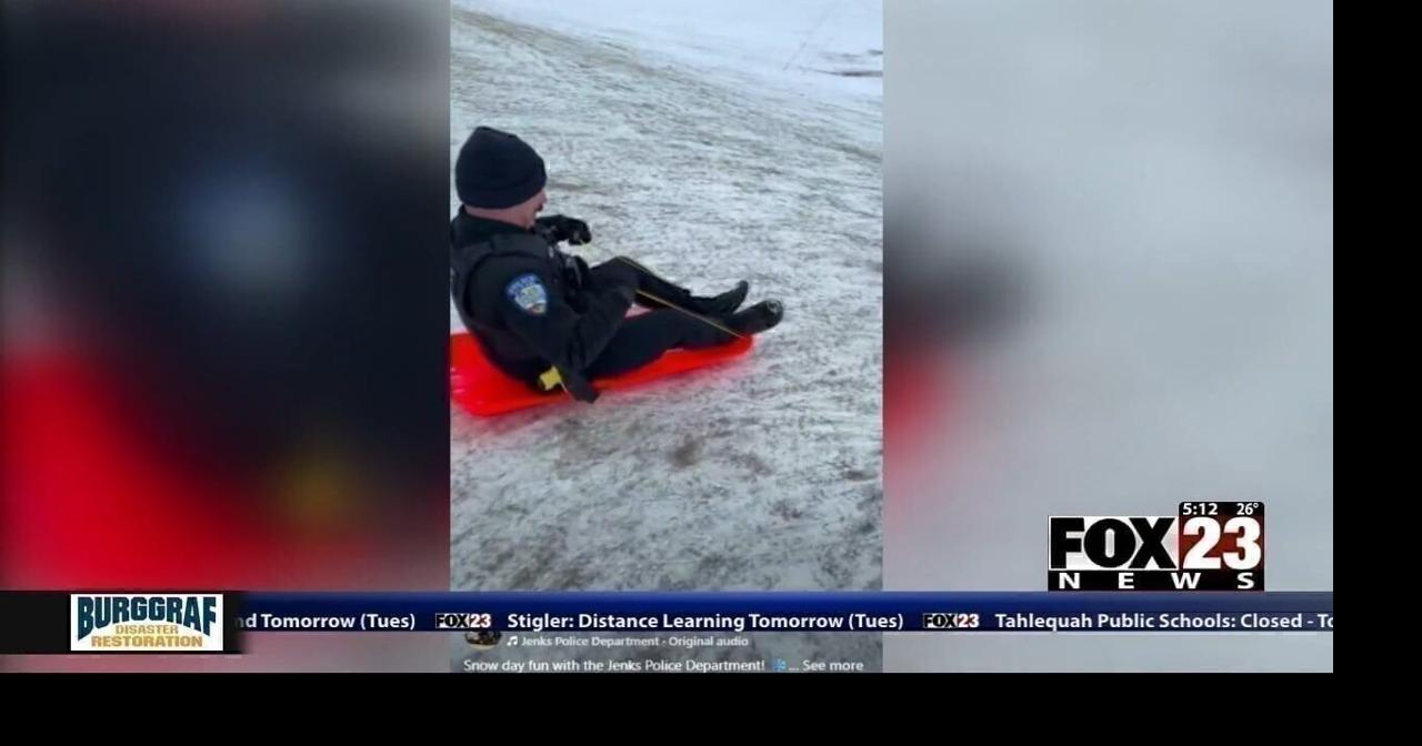 Jenks Police share sledding safety tips with community | News | fox23.com