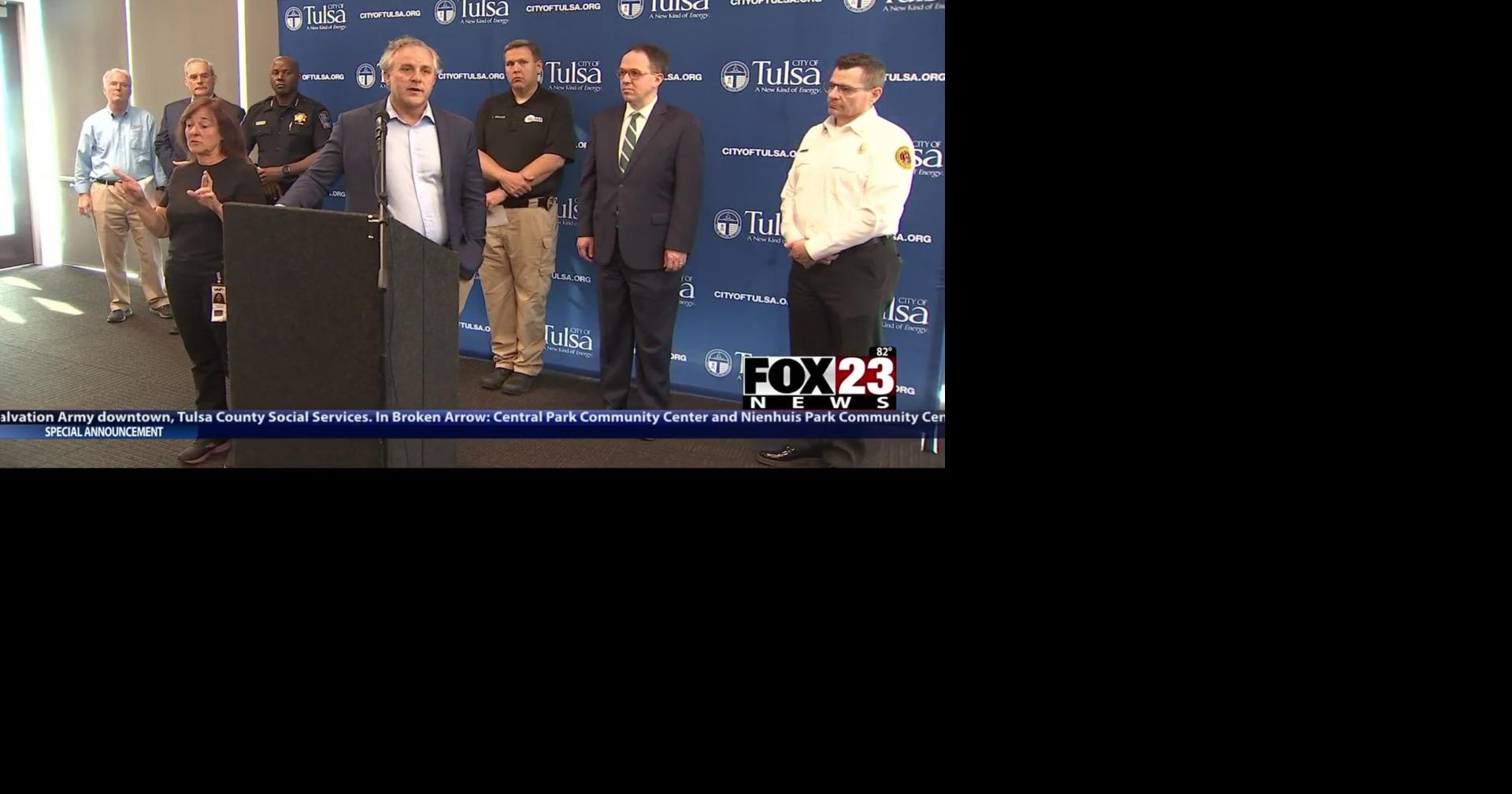 Senate Pro Tem and Acting Governor Greg Treat visits Tulsa amidst storm ...