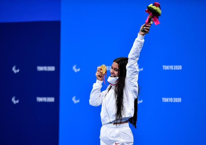 Photos: Swimmer Anastasia Pagonis wins Paralympic gold, breaks world ...