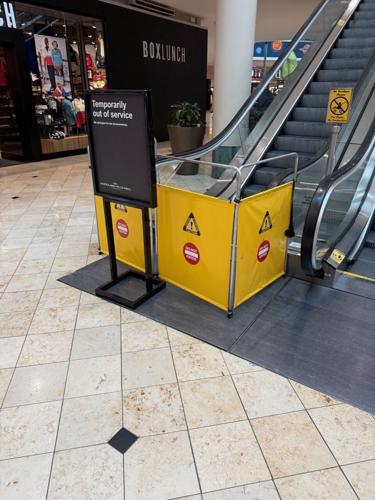 broken escalator