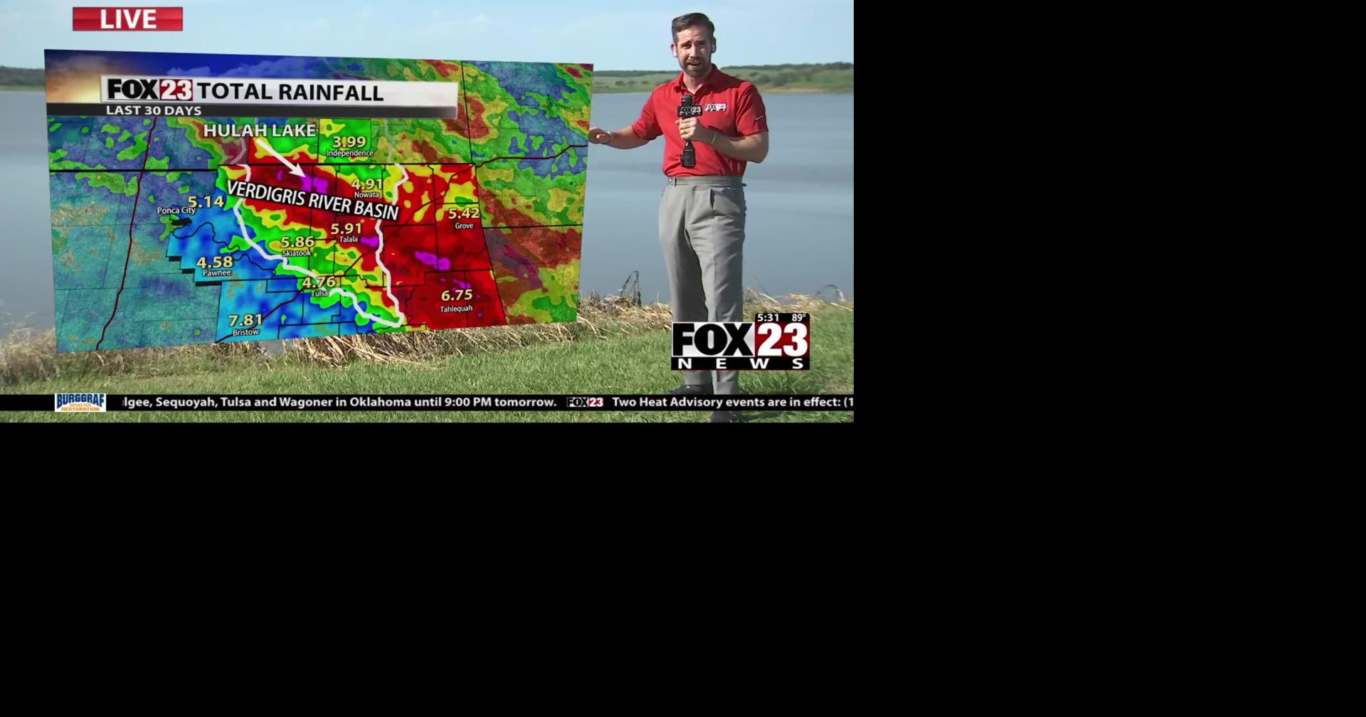 Hulah Lake returns to normal level for the first time in a year ...