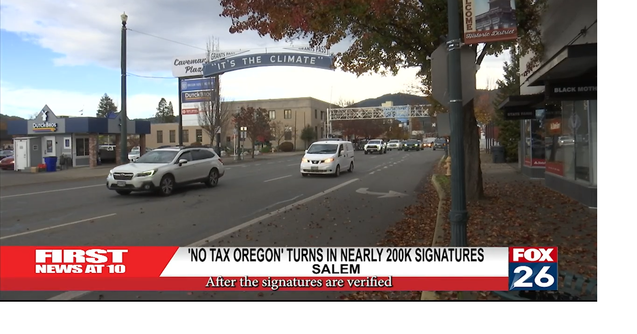 No Tax Oregon Turns In Nearly 200K Signatures | Local | fox26medford.com