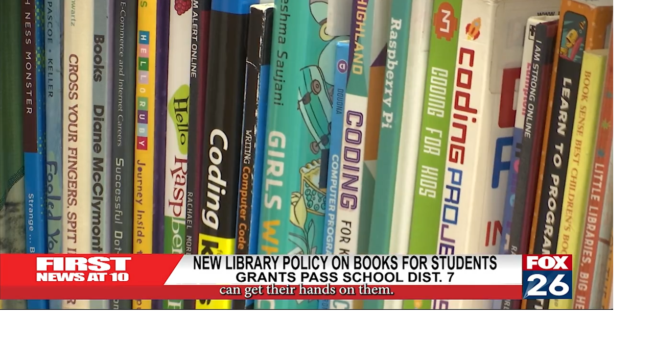 New Library Policy on Books for Students | Local | fox26medford.com