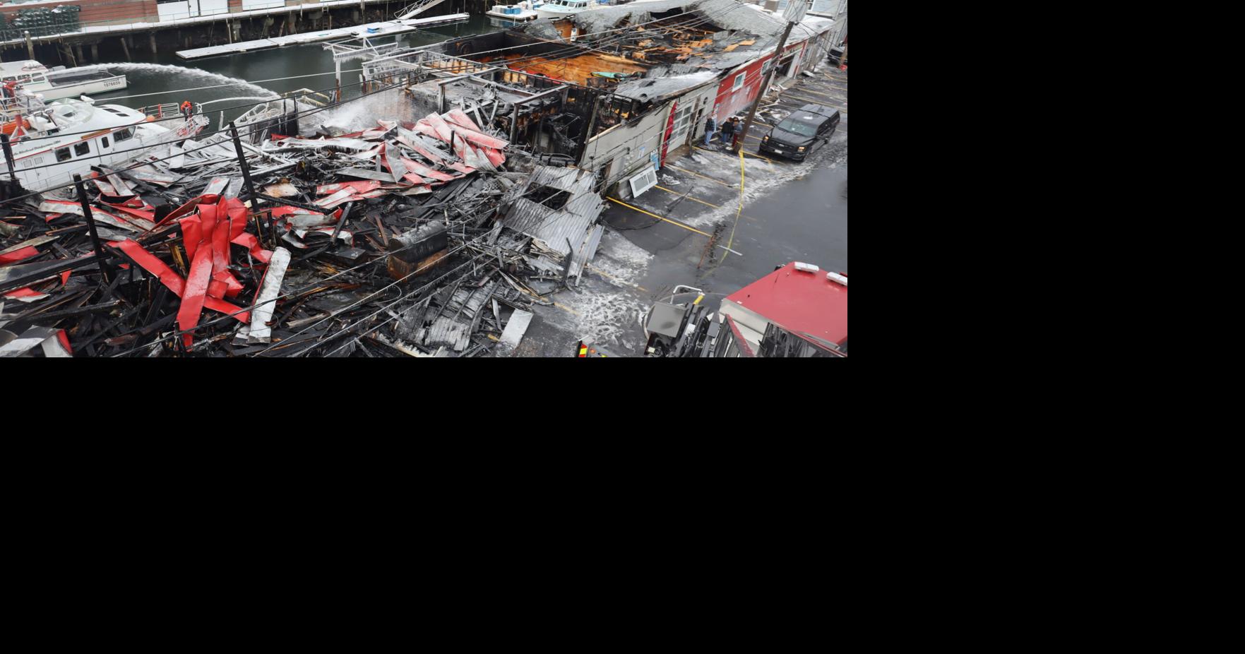 Investigation into the fire on Portland's waterfront continues ...