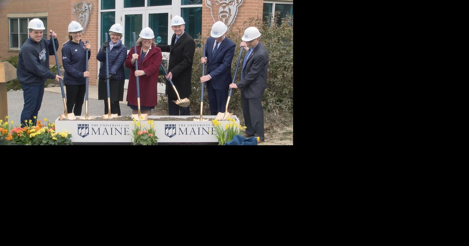 University of Maine breaks ground for Alfond Arena renovation project ...