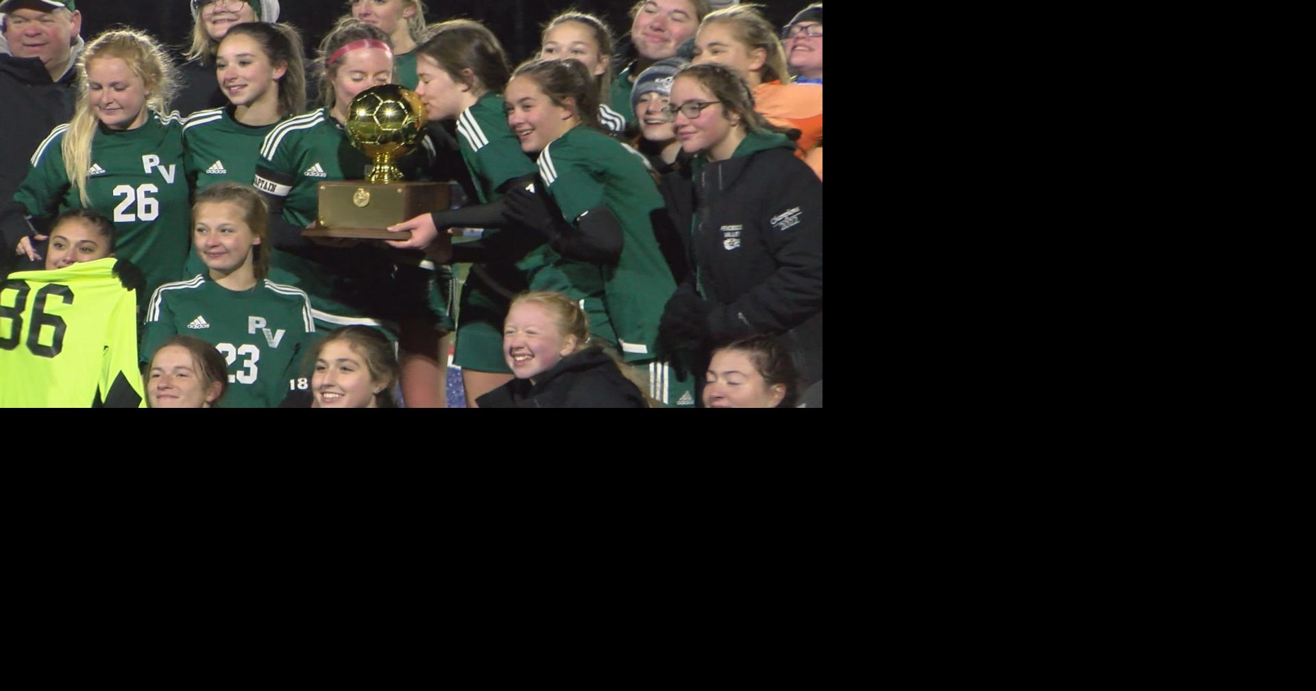 PVHS girls soccer completes undefeated season, wins Class D title ...
