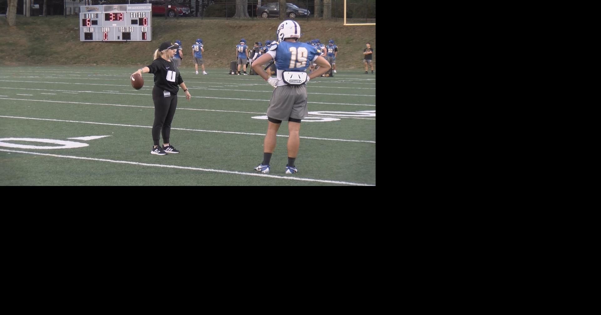 Maine Maritime's Cline is blazing a trail as a female college football ...