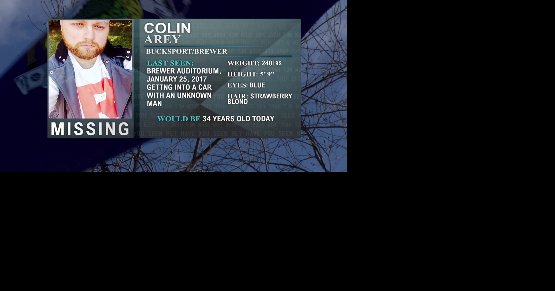 Eight years after his disappearance, the search continues for Colin ...