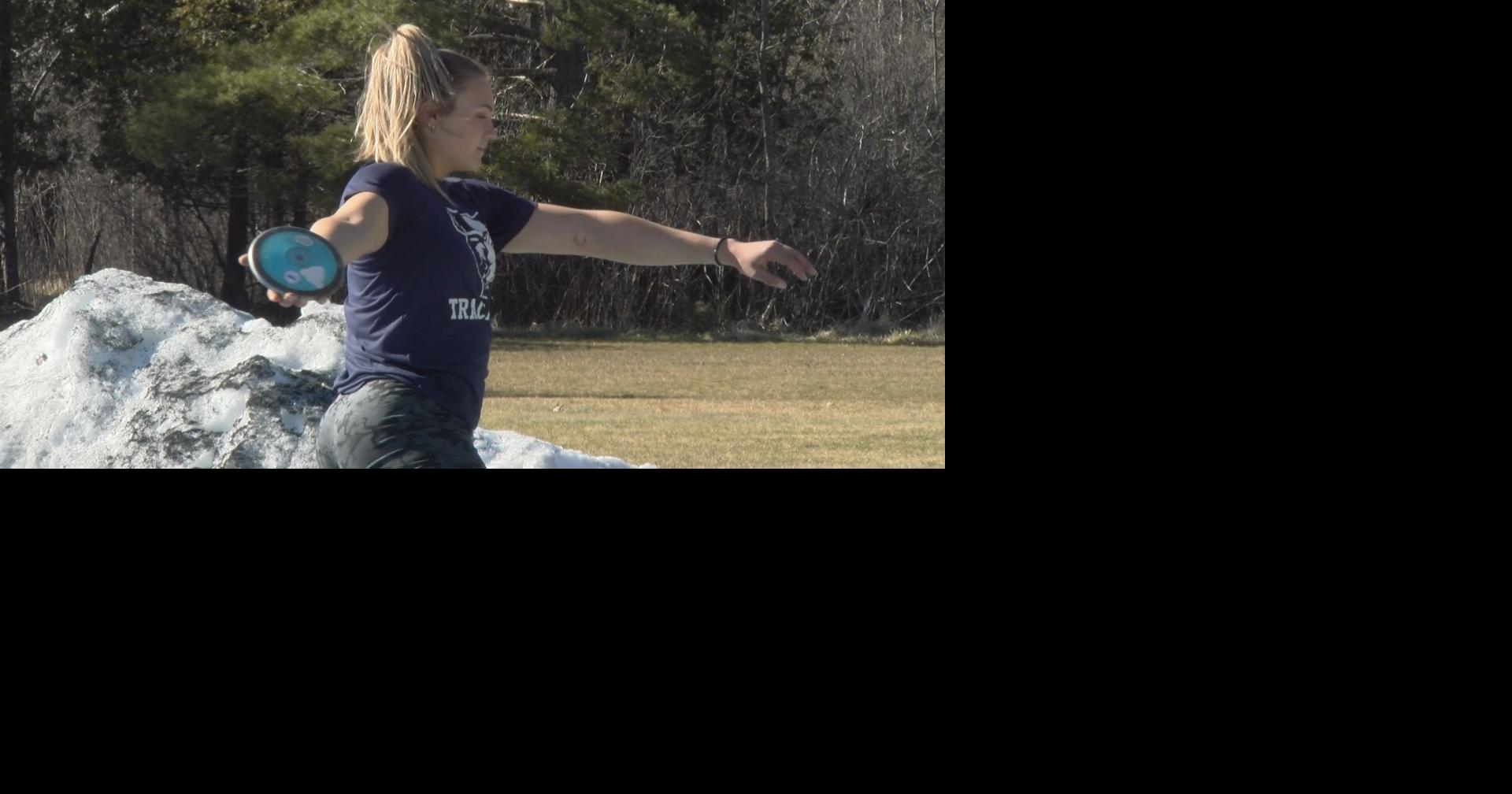 Windham native sets University of Maine record in discus throw | Bangor ...