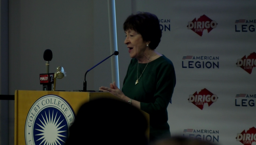 Senator Collins delivers address at Dirigo State | News | foxbangor.com