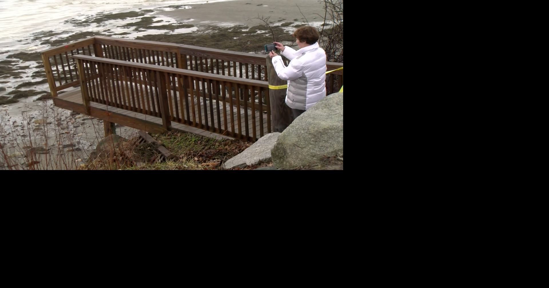Searsport's Mosman Memorial Park stairs ripped off by storm | Local ...