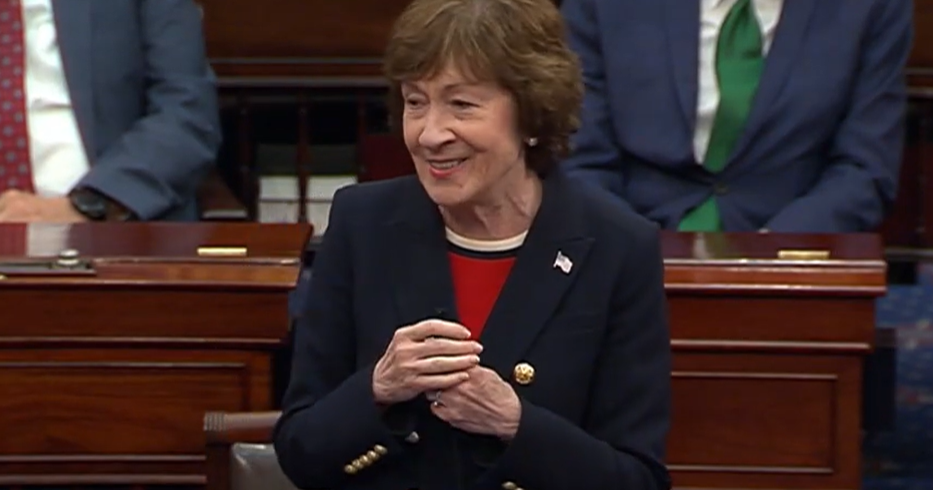 Sen. Susan Collins casts historic 10,000th consecutive vote | Local ...