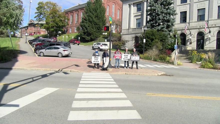 Weekly peaceful vigil in Downtown Bangor | Local News | foxbangor.com
