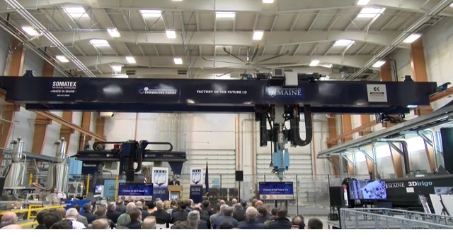 UMaine unveils world's largest 3D polymer printer | Local News ...