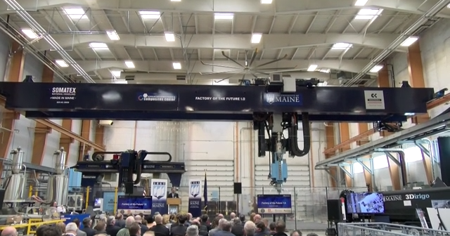 UMaine unveils world's largest 3D polymer printer | Local News ... UMaine unveils world's largest 3D polymer printer | Local News ...