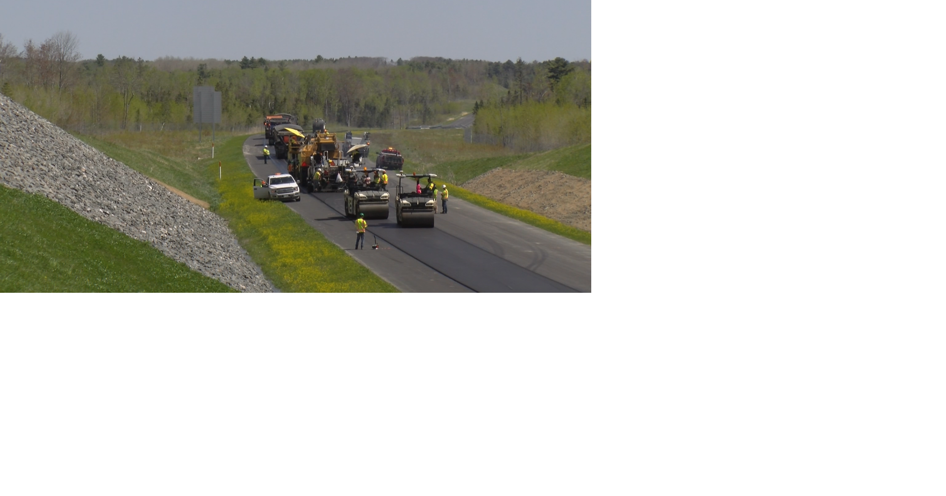 Project officials expect the Route 9 Connector to be open in mid-summer ...