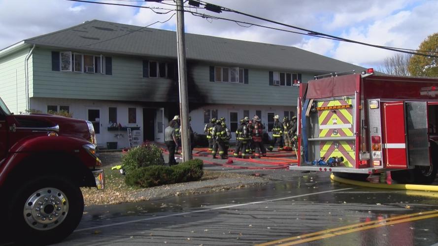 Crews battle apartment building fire in Eddington | Local News ...