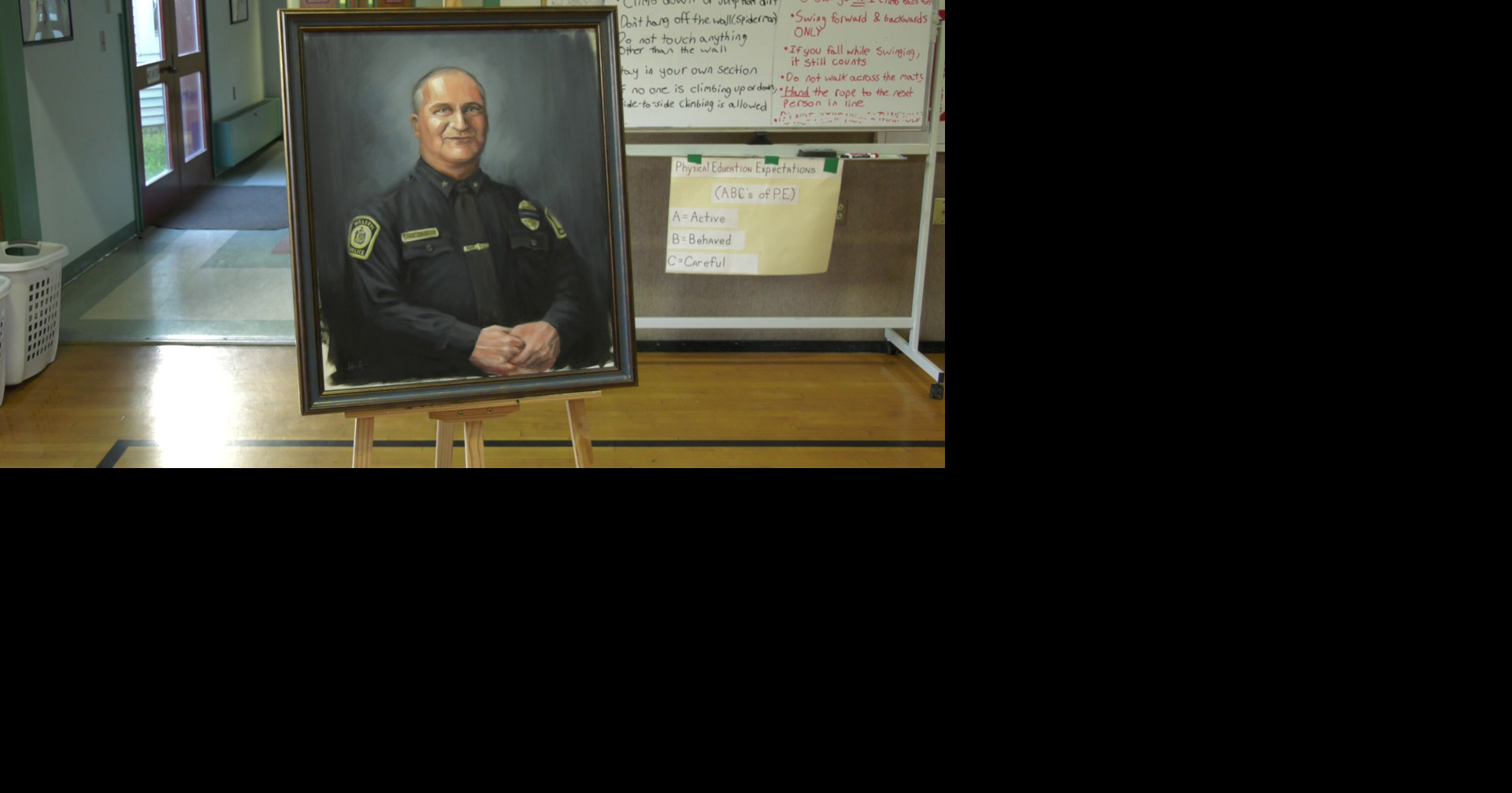 Painter Warren Harden unveils portrait of the late Chris Greeley ...