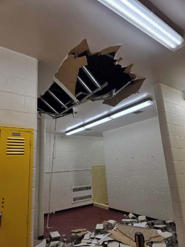 Wall collapses in Augusta Civic Center locker room with players inside ...