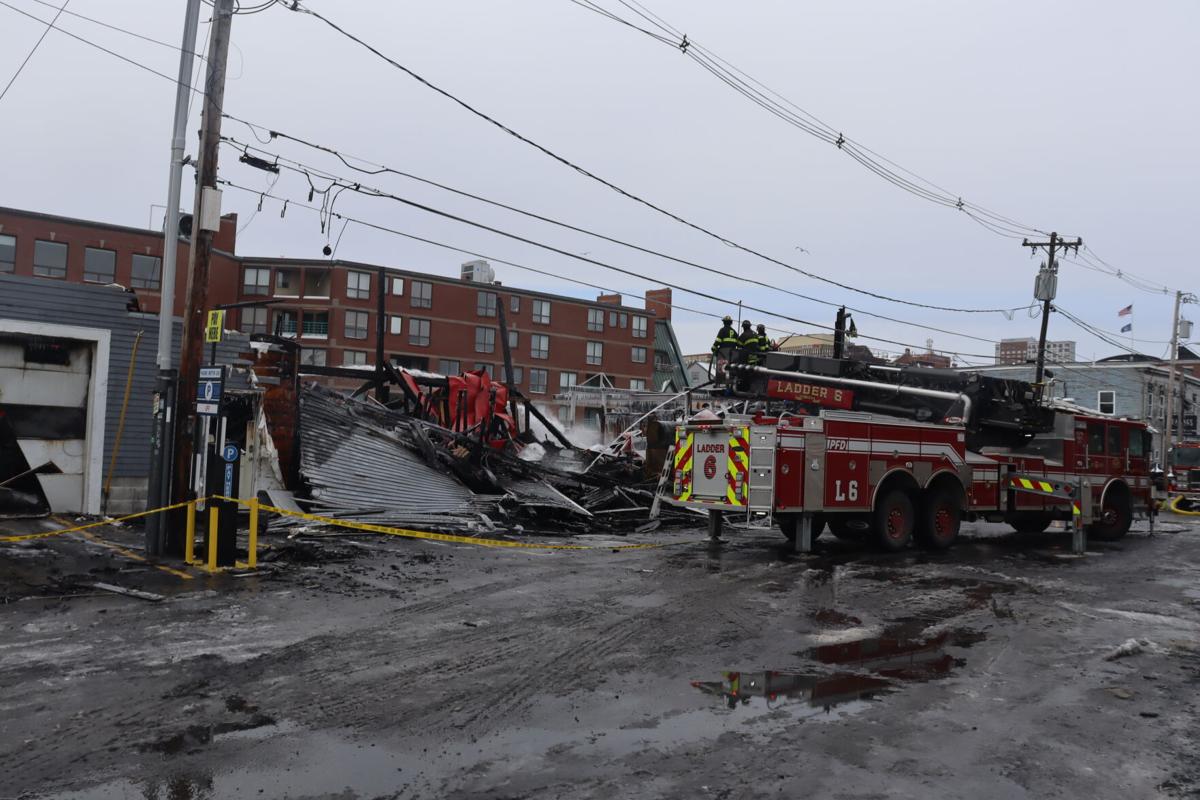 Investigation into the fire on Portland's waterfront continues ...