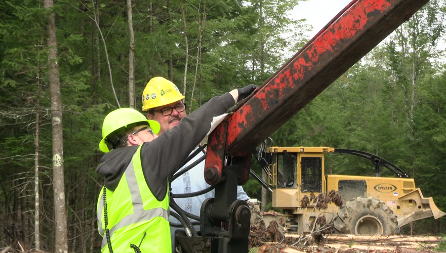 Maine's only logging operations college training program graduates ...